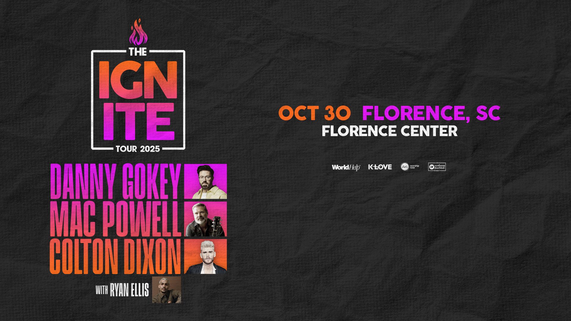 Ignite Tour to bring powerful night of worship and music to Florence on ...